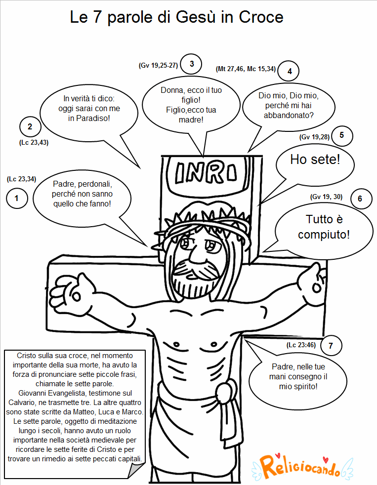 Le sette parole di Gesù in croce