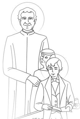 St. John Bosco Coloring Sheet Coloring Pages