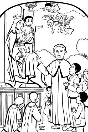 Coloring Pages For Saint John Bosco Coloring Pages