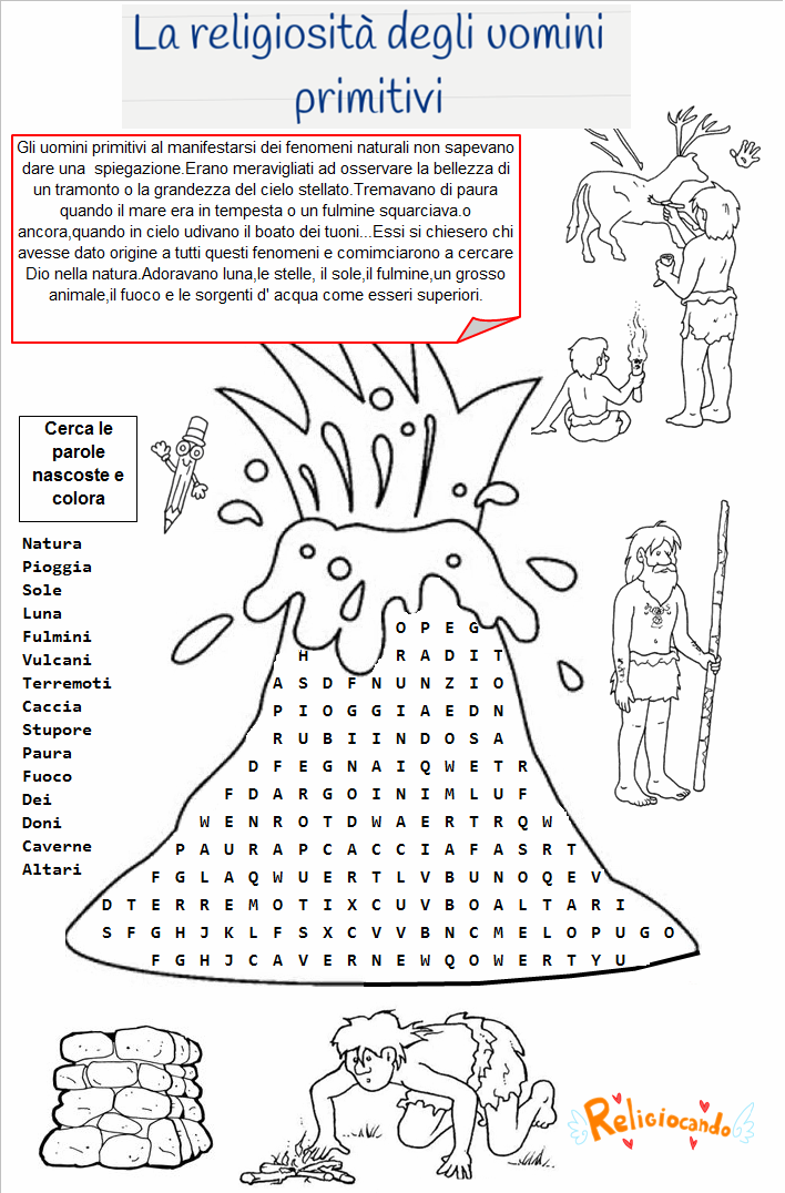 La religiosità degli uomini primitivi